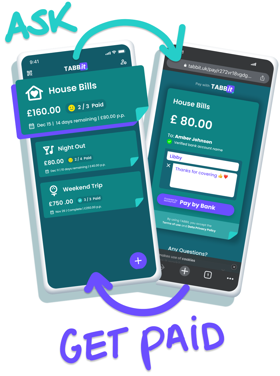 TABBit: Share fast, simple & safe payment requests